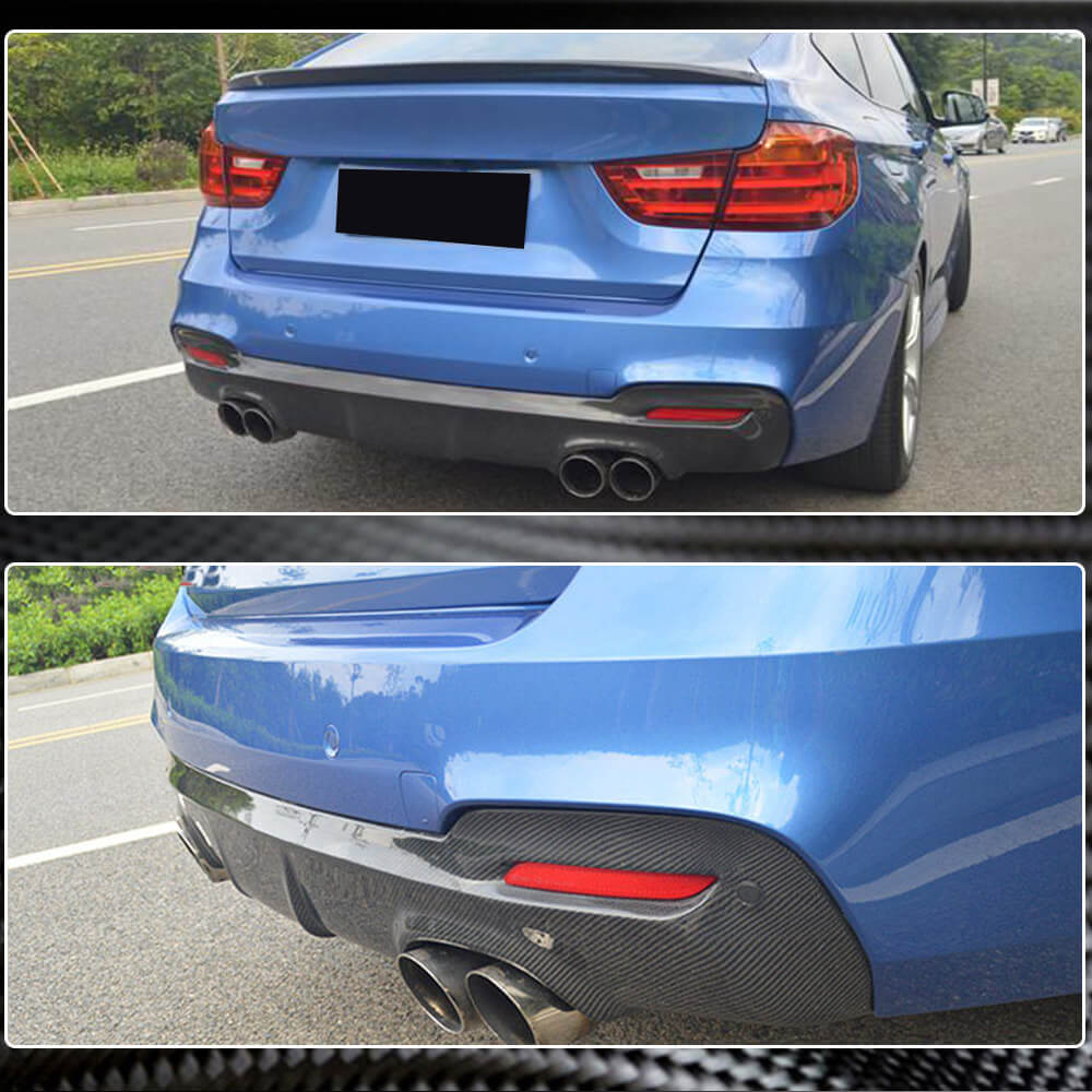 BMW 3 Series F34 M Sport Carbon Fiber Rear Diffuser Lip | Exterior Mods