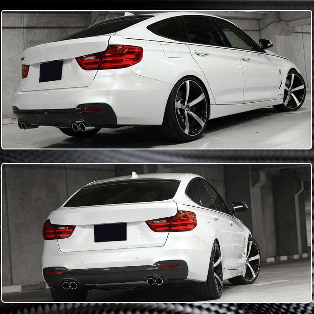 BMW 3 Series F34 M Sport Carbon Fiber Rear Diffuser Lip | Exterior Mods