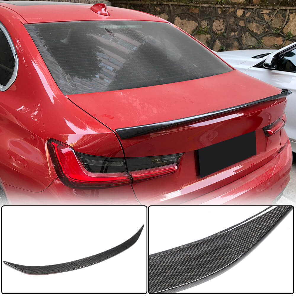 BMW 3 Series G20 G80 M3 M Performance Carbon Fiber Rear Spoiler Wing