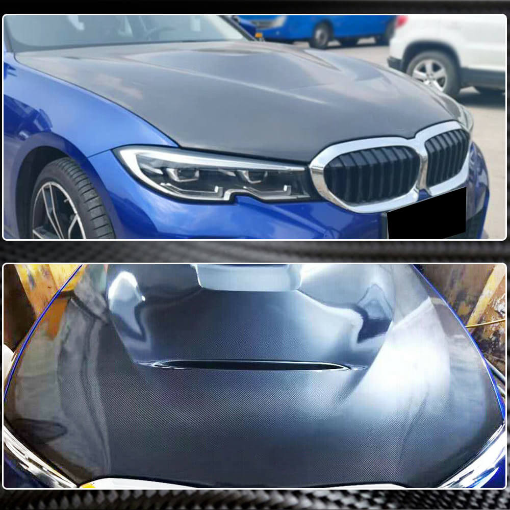 BMW 3 Series G20 Carbon Fiber Engine Hood Bonnet Cover | Exterior Mods