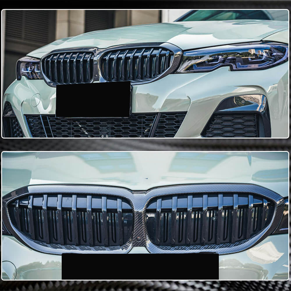 BMW G20 M340i Carbon Fiber Grille Cover Accessory