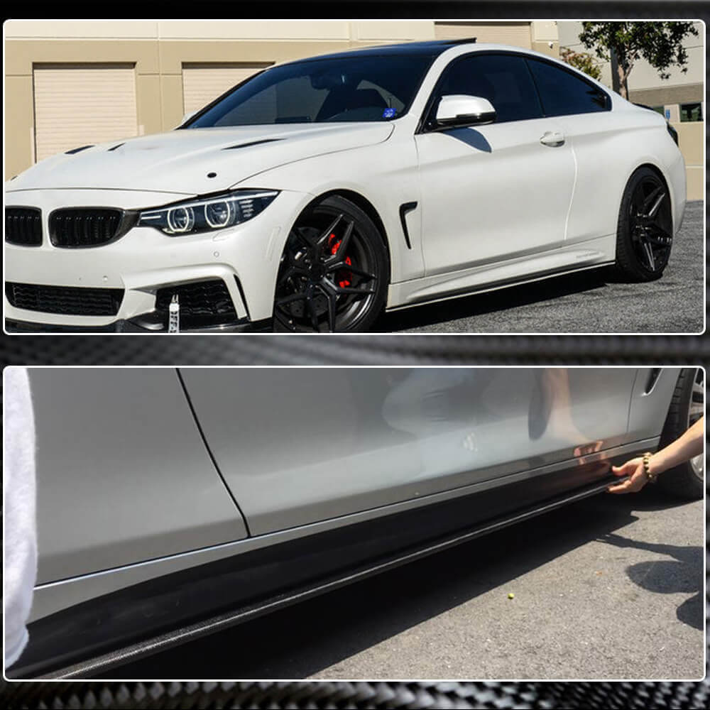 BMW F32 F33 428i 440i M Tech Carbon Fiber Side Skirts | Exterior Mods ...
