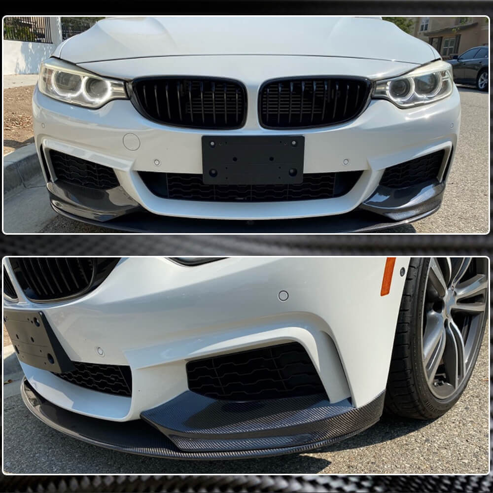BMW F32 F33 F36 Carbon Fiber Bumper Splitter Mod