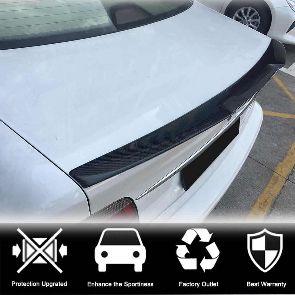 BMW 5 Series E39 Carbon Fiber Rear Trunk Spoiler Wing | Exterior Mods