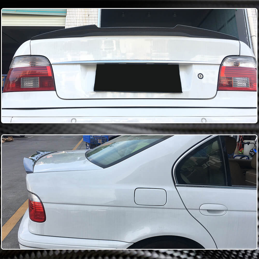 BMW 5 Series E39 Carbon Fiber Rear Trunk Spoiler Wing | Exterior Mods