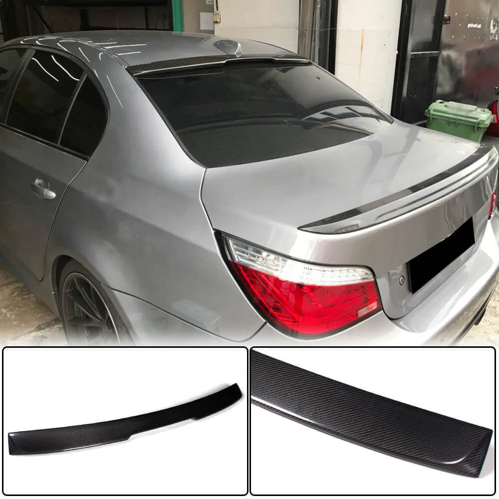 BMW E60 M5 Carbon Fiber Rear Roof Window Spoiler Wing | Exterior Mods ...