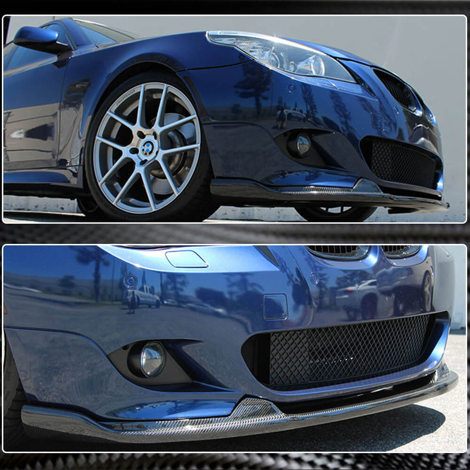 BMW E60 M Sport Carbon Fiber Front Bumper Lip