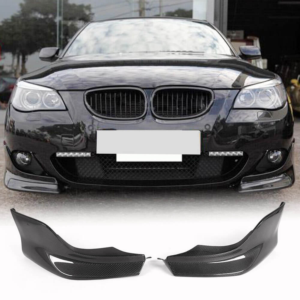 BMW E60 M Sport Carbon Fiber Front Bumper Splitter | Exterior Mods