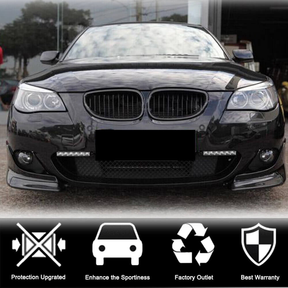 BMW E60 M Sport Carbon Fiber Front Bumper Splitter | Exterior Mods
