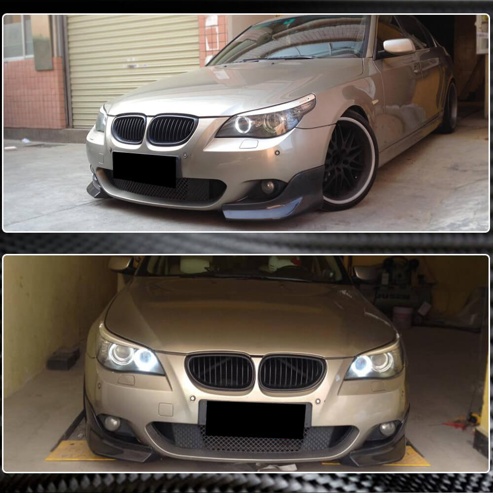 BMW E60 M Sport Carbon Fiber Front Bumper Upgrade