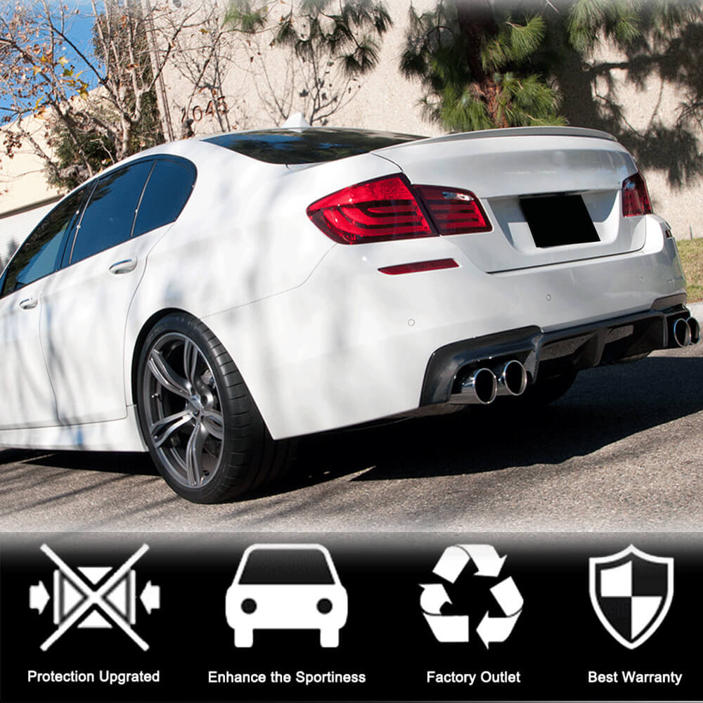 BMW F10 M5 Carbon Fiber Rear Bumper Diffuser Lip | Exterior Mods