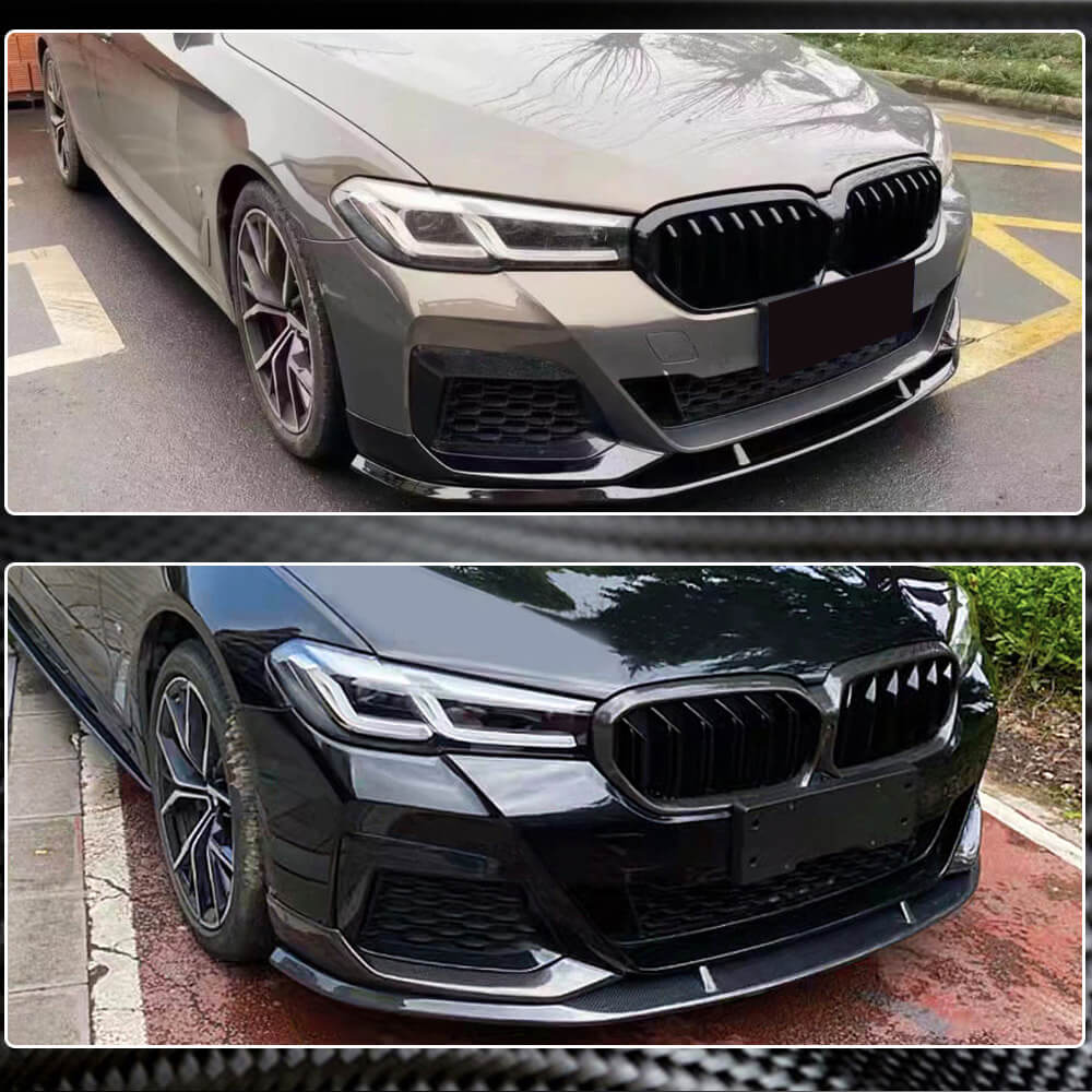 BMW G30 M550i LCI Carbon Fiber Front Bumper Lip