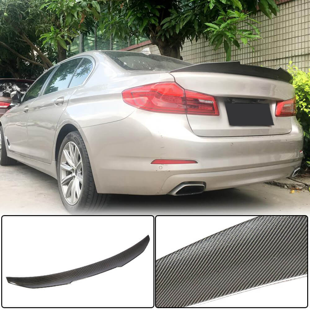 BMW G30 F90 M5 Carbon Fiber Rear Trunk Spoiler & Wing Lip | PSM Style ...