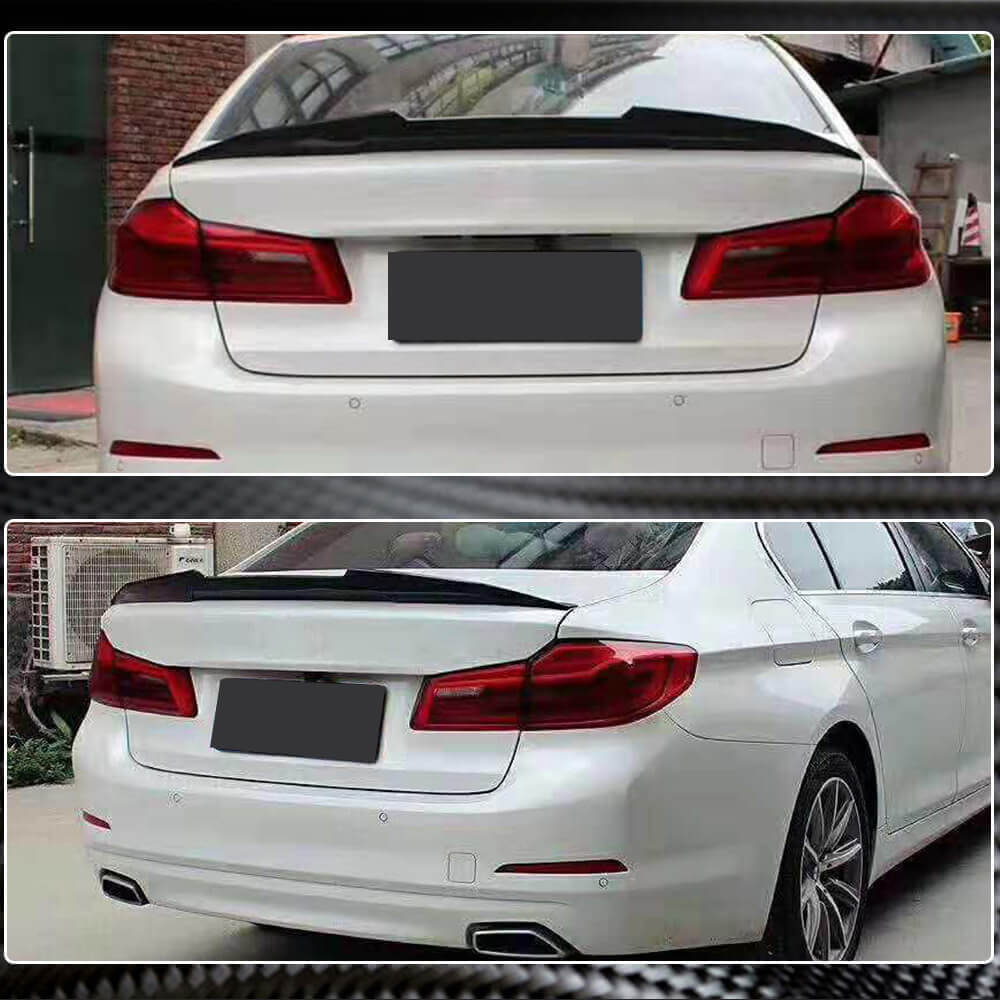 BMW G30 F90 M5 Carbon Fiber Rear Trunk Spoiler & Wing Lip | PSM Style ...