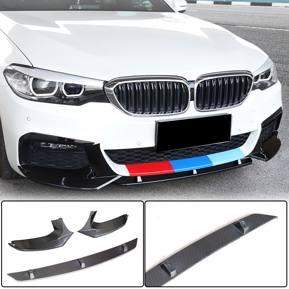 BMW G30 G31 520i 530i 540i M Tech M550i Carbon Fiber Front Lip Spoiler ...