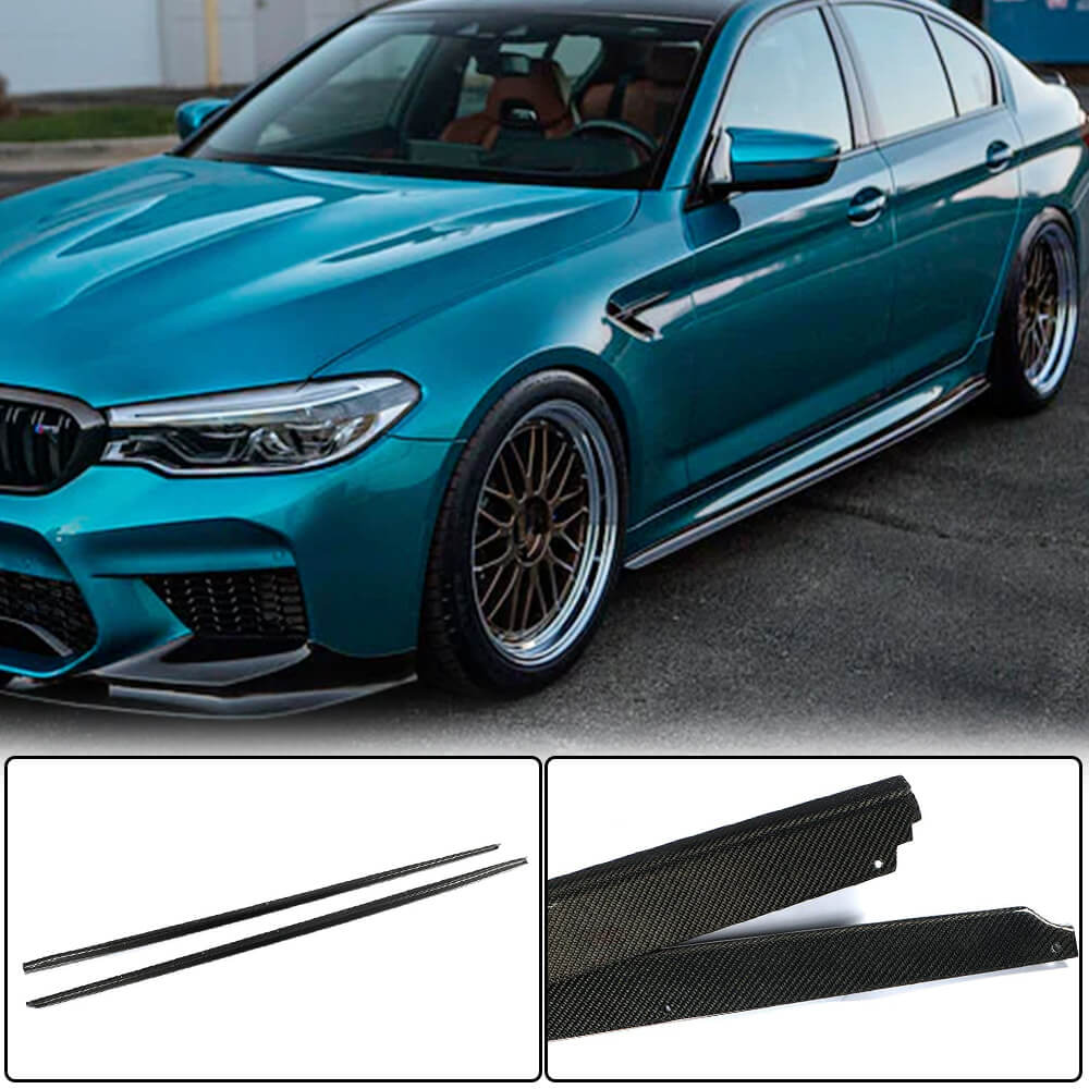 BMW 5 Series G30 M Sport F90 M5 Pre-LCI 2017-2020 Side Skirts Carbon ...