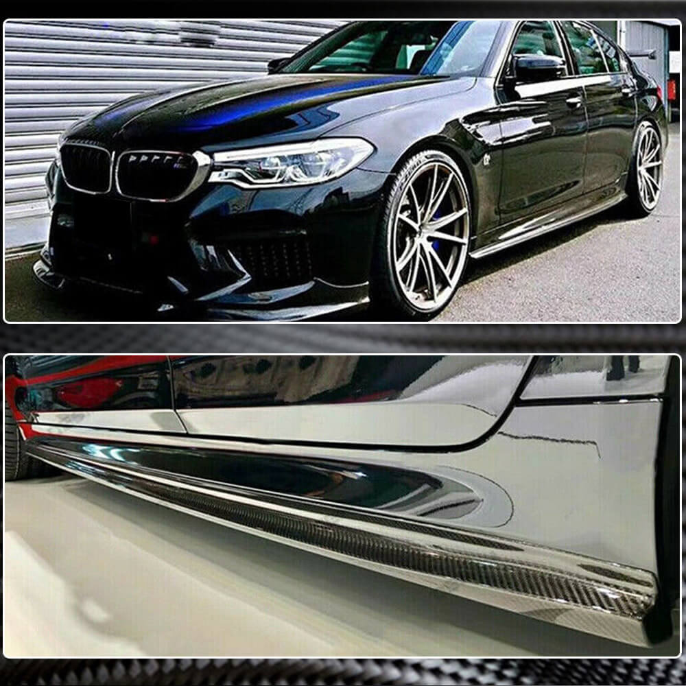 BMW 5 Series G30 M550i F90 M5 Carbon Fiber Side Skirts | Exterior Mods