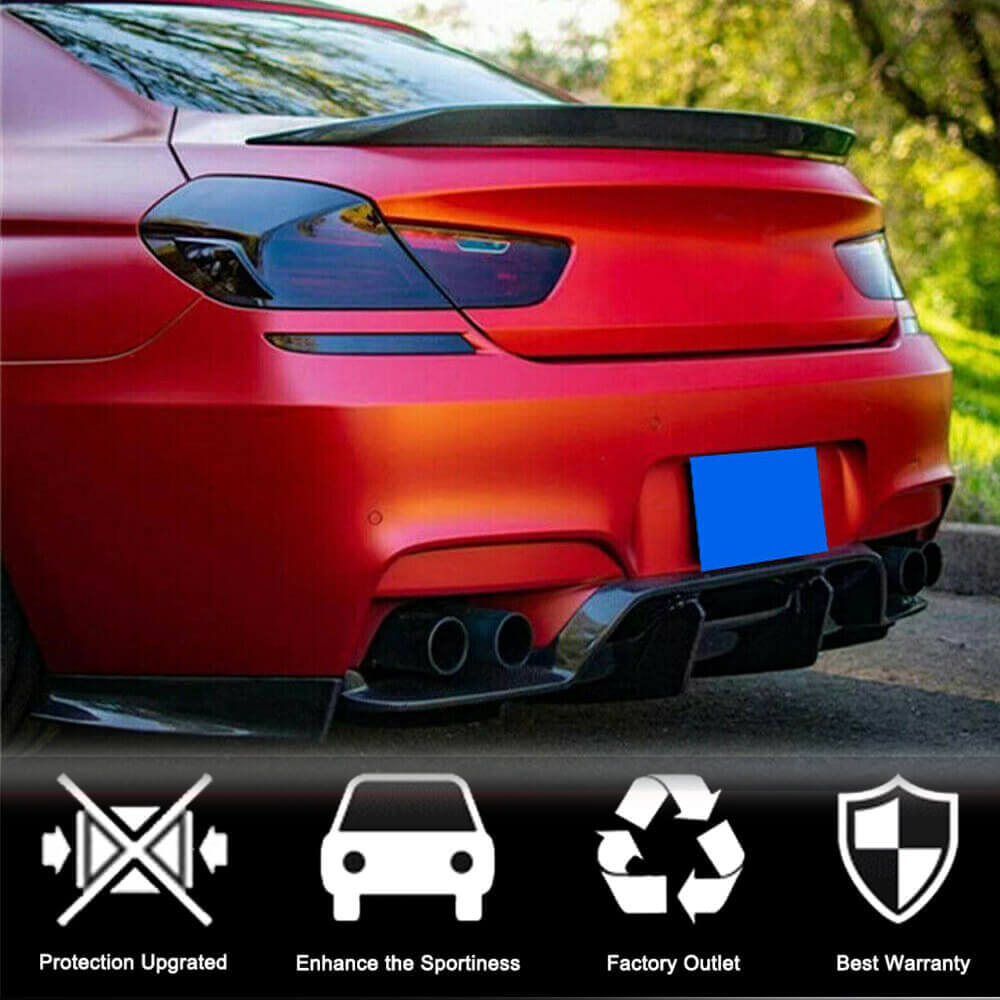 BMW F06 F12 F13 M6 Carbon Fiber Rear Bumper Diffuser Lip | PSM Style