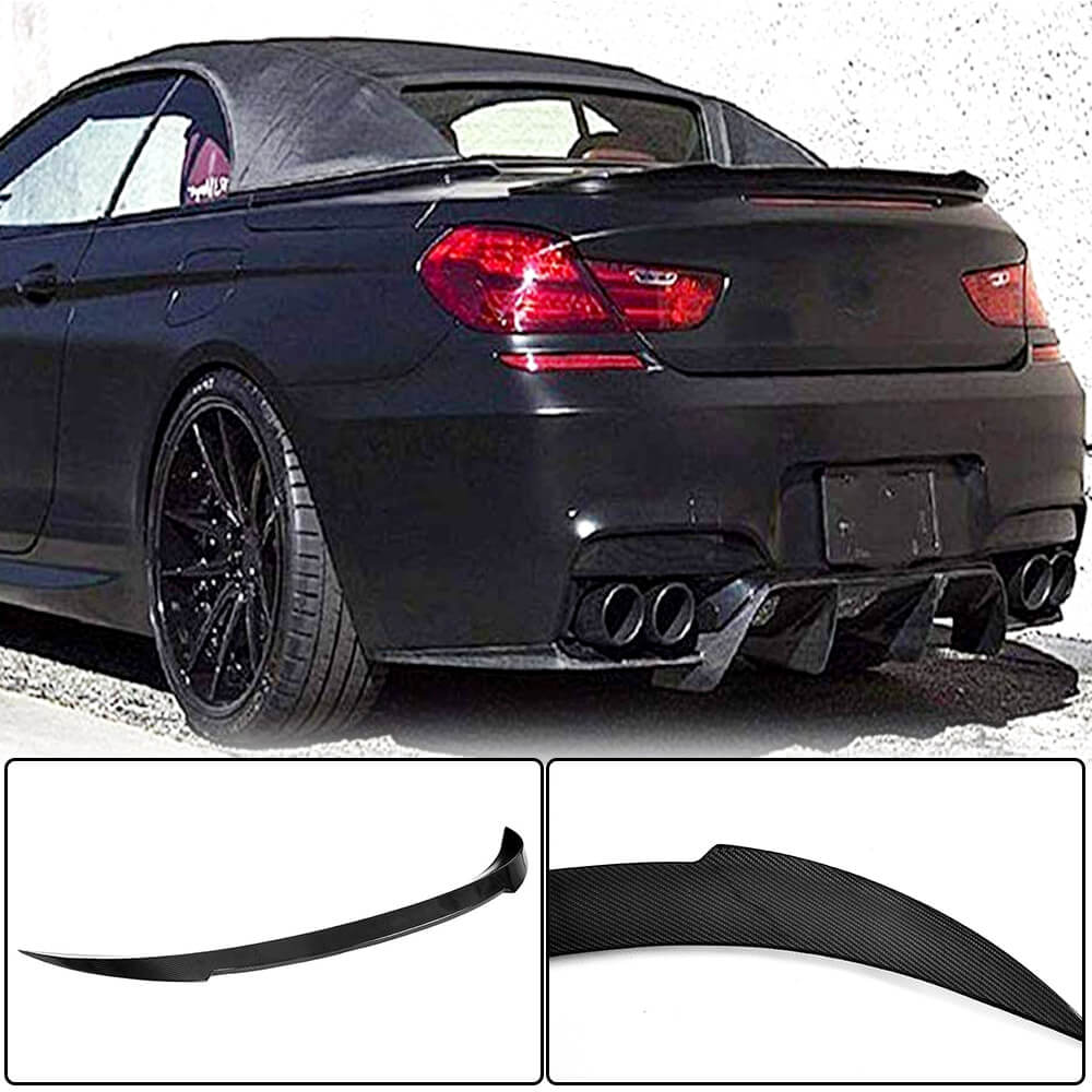 BMW F12 640i 650i M6 Carbon Fiber Rear Trunk Spoiler | Exterior Mods