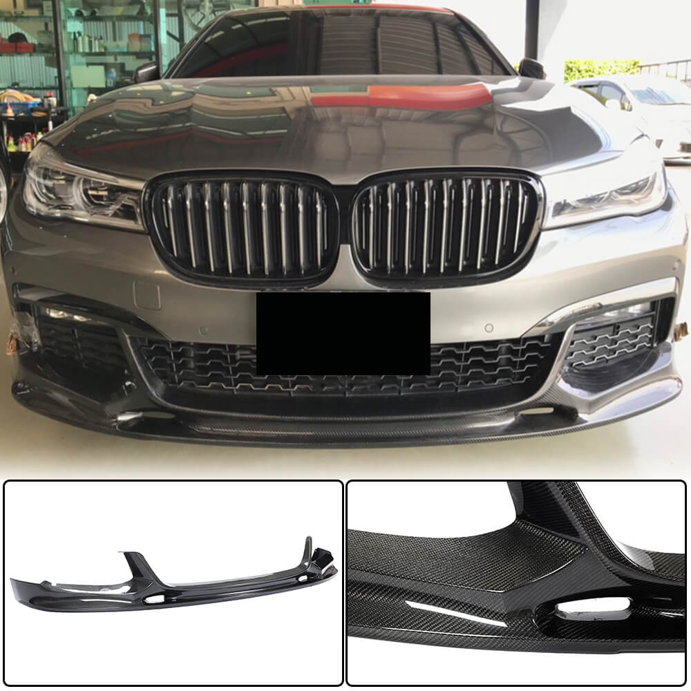 BMW 7 Series G11 M Tech Carbon Fiber Front Lip Spoiler | Exterior Mods ...