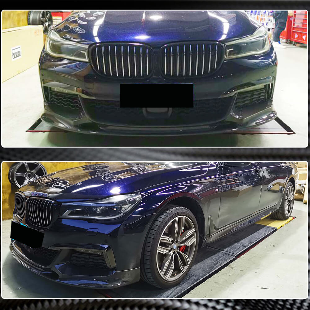 BMW 7 Series G11 M Tech Carbon Fiber Front Lip Spoiler | Exterior Mods ...