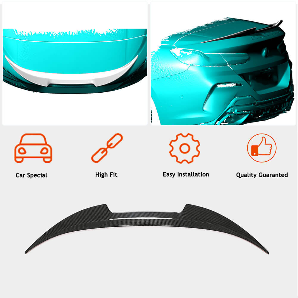 BMW G14 840i M850i F91 M8 Carbon Fiber Rear Trunk Spoiler | AC Style
