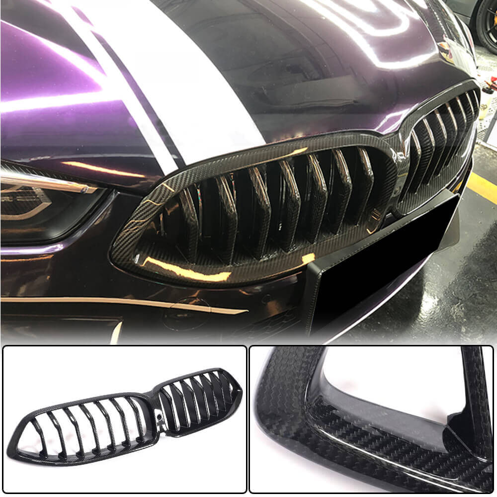 BMW G14 G15 G16 Dry Carbon Fiber Front Grille | Exterior Accessories