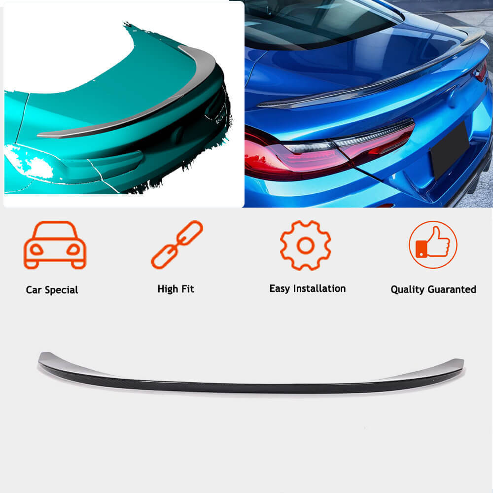 BMW G15 F92 M8 Dry Carbon Fiber Rear Trunk Spoiler | Exterior Bodykits ...