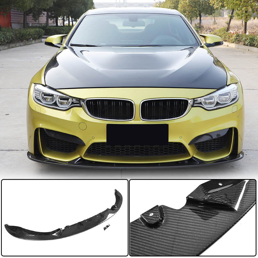 BMW F80 M3 F82 F83 M4 Carbon Fiber Front Lip Spoiler | Exterior Mods ...