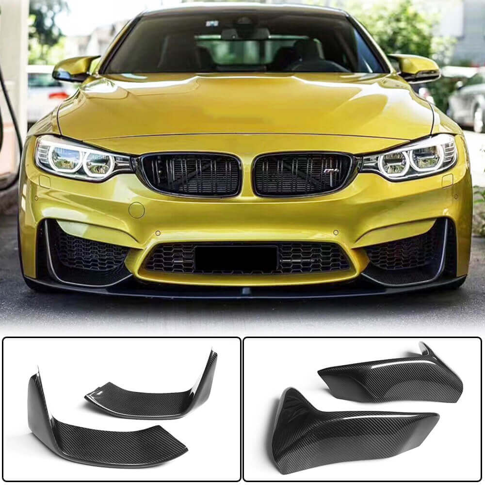 BMW F8X M3 M4 Performance Carbon Fiber Front Splitter Apron Flaps