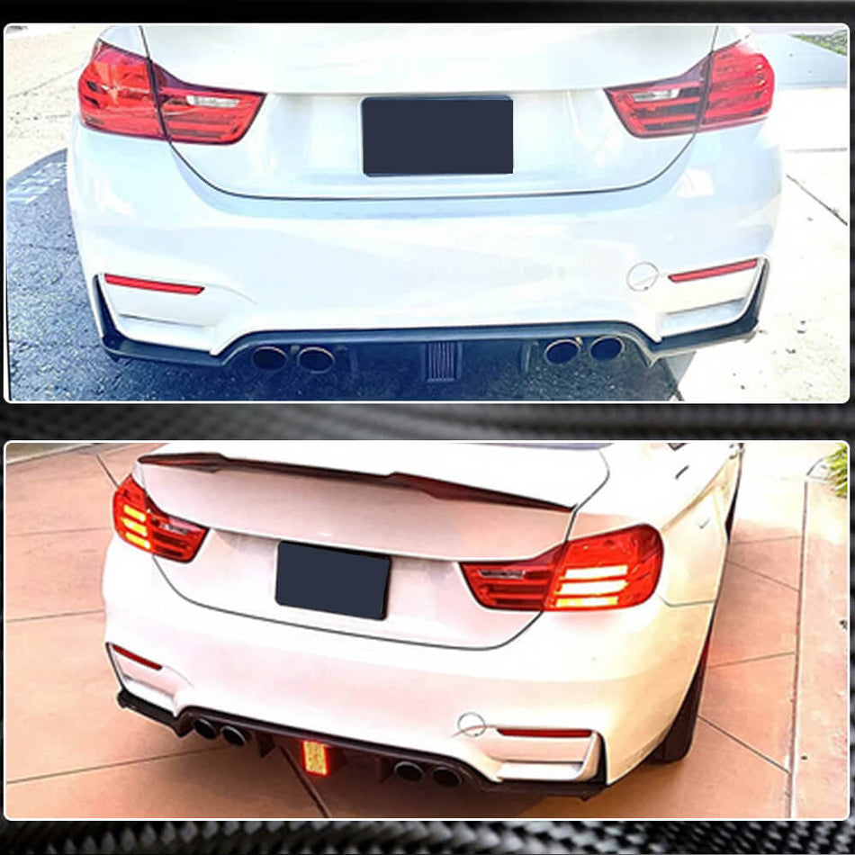BMW F80 M3 F82/F83 M4 Carbon Fiber Rear Bumper Diffuser | BMW Bodywork ...