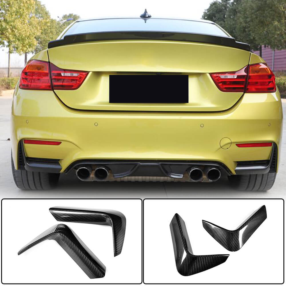 BMW F80 M3 F82 M4 Dry Carbon Fiber/FRP Rear Bumper Splitter | Exterior ...