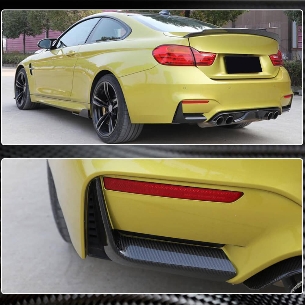 BMW F80 M3 F82 M4 Dry Carbon Fiber/FRP Rear Bumper Splitter | Exterior ...