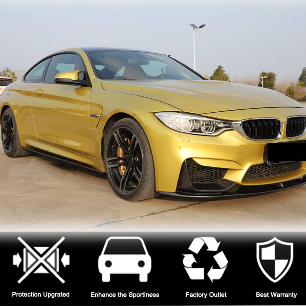 BMW F82 F83 M4 Carbon Fiber Side Skirts Extensions