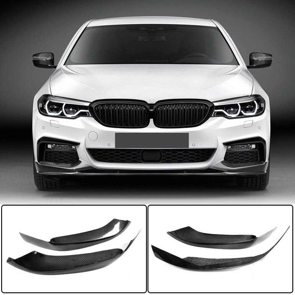 BMW G30 M Sport Carbon Fiber Front Bumper Splitter | Custom, Factory ...
