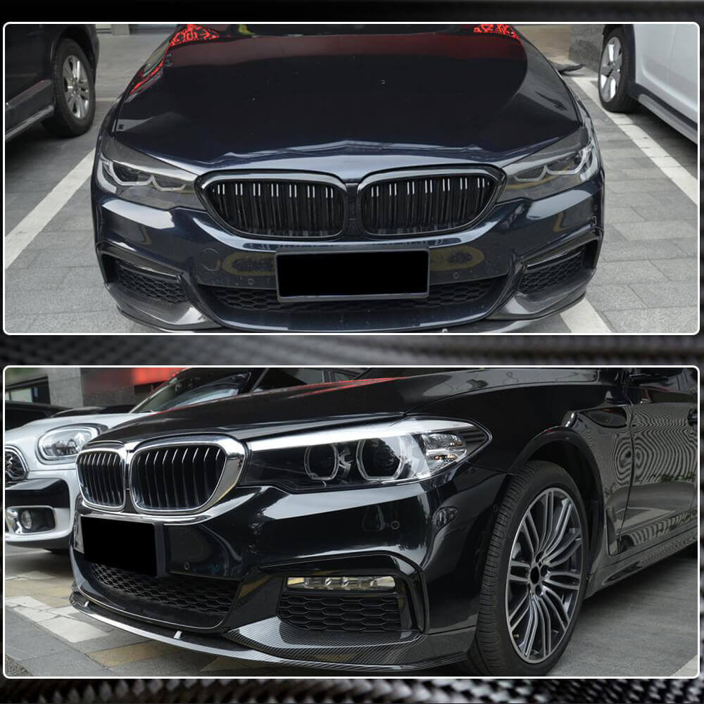 BMW G30 M Sport Carbon Fiber Front Bumper Splitter | Custom, Factory ...