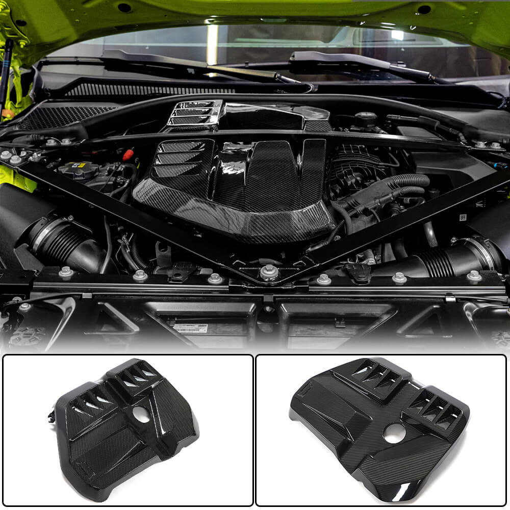 BMW M3 G80 M4 G82/G83 Dry Carbon Fiber Engine Bay Cover | Interior Mods