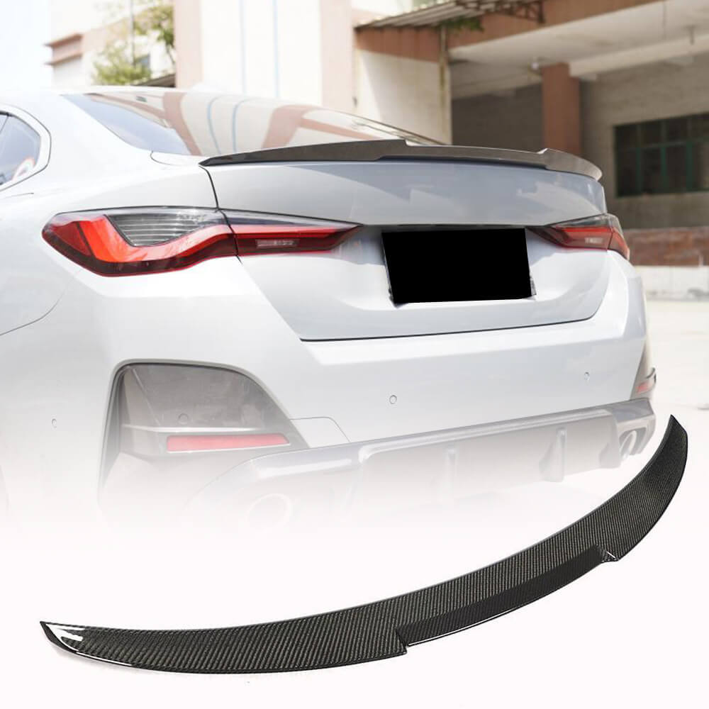 BMW 4 Series G26 Carbon Fiber Trunk Boot Spoiler & Rear Wing Lip