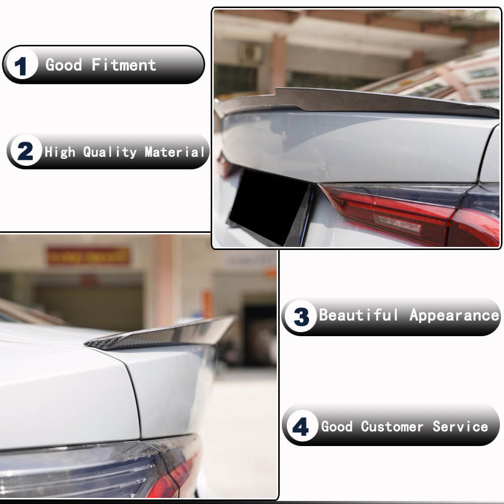 BMW 4 Series G26 Carbon Fiber Trunk Boot Spoiler & Rear Wing Lip
