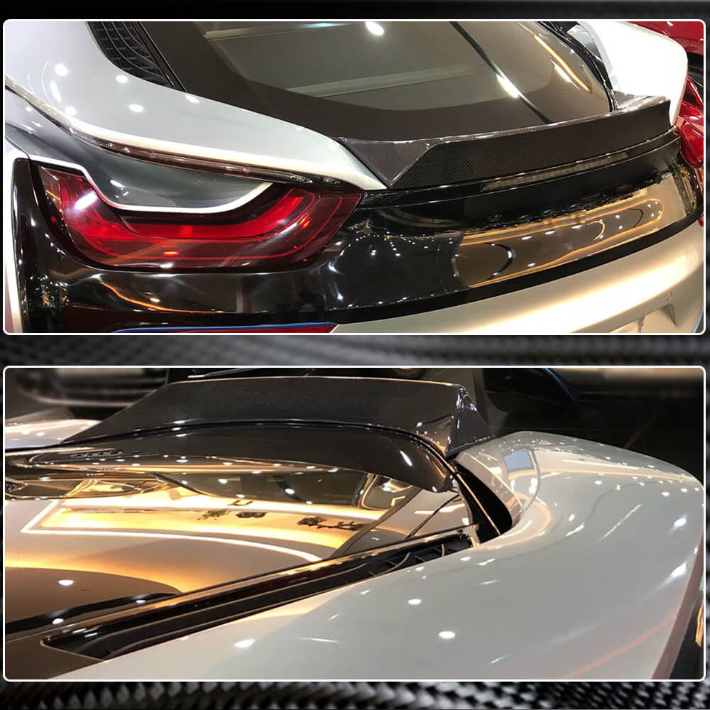 BMW I8 Coupe 2014-2018 Rear Trunk Spoiler Dry Carbon Fiber | Ahacarbon