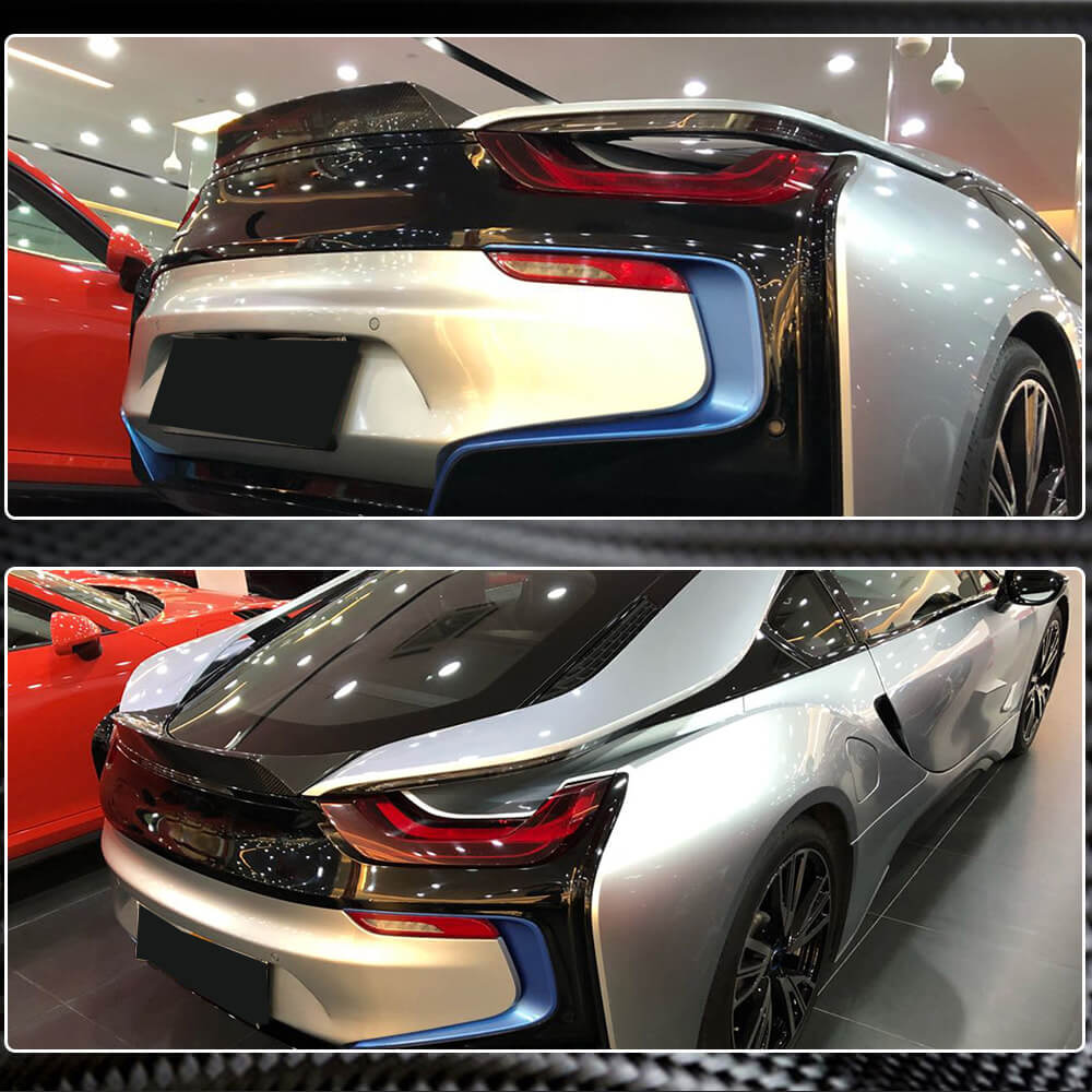 BMW I8 Coupe 2014-2018 Rear Trunk Spoiler Dry Carbon Fiber | Ahacarbon