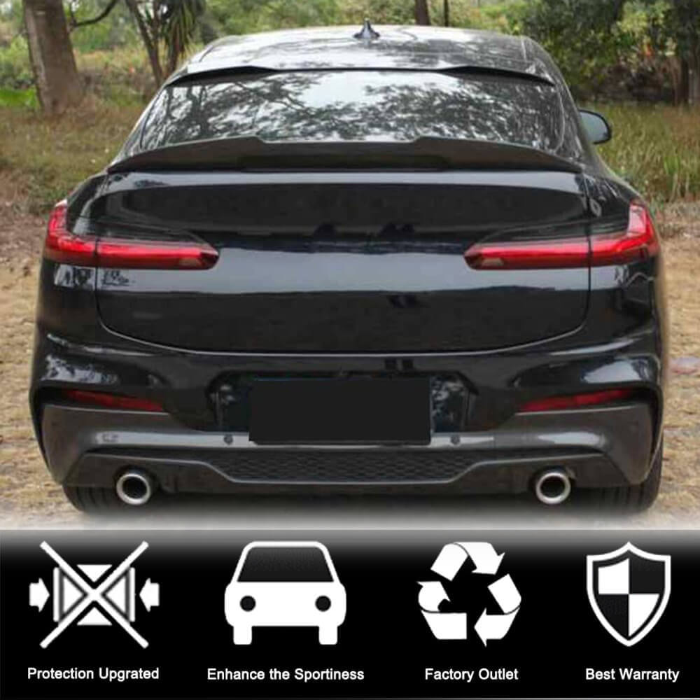 BMW X4 G02 M40i Carbon Fiber Trunk Spoiler Rear Wing Lip | PSM Style