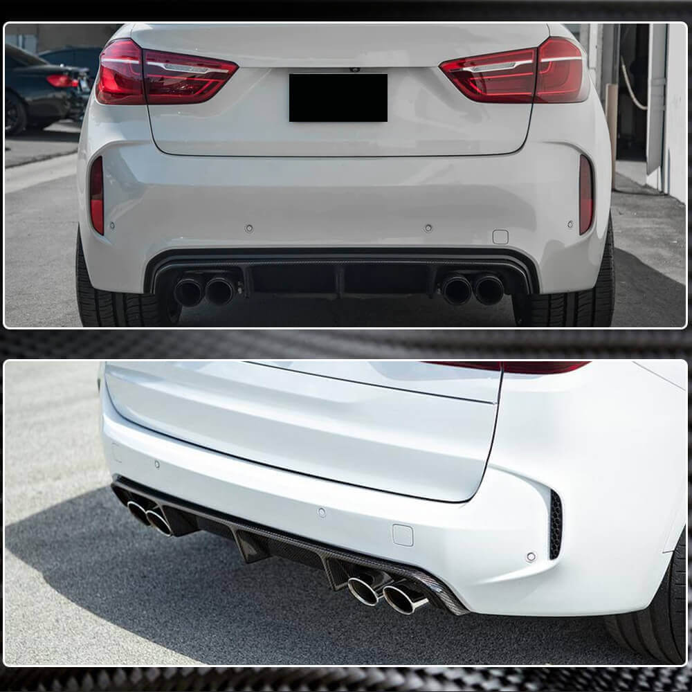 BMW X5M F85 Carbon Fiber Rear Bumper Diffuser | Exterior Mods