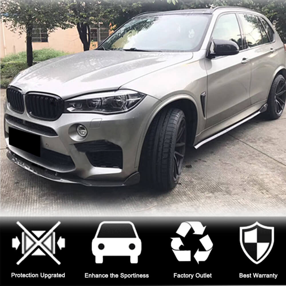 BMW F85 F86 X5M X6M Carbon Fiber Side Skirts Lip | Exterior Mods ...