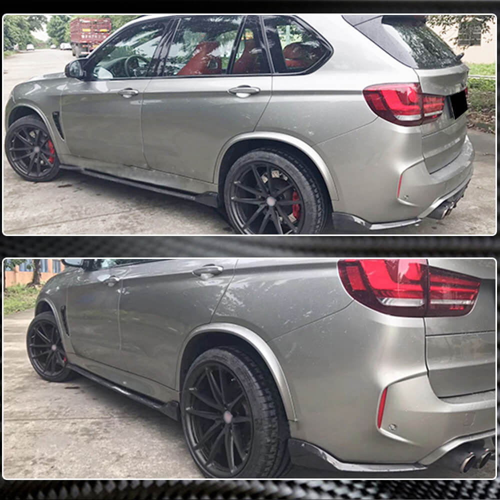 BMW F85 F86 X5M X6M Carbon Fiber Side Skirts Lip | Exterior Mods ...