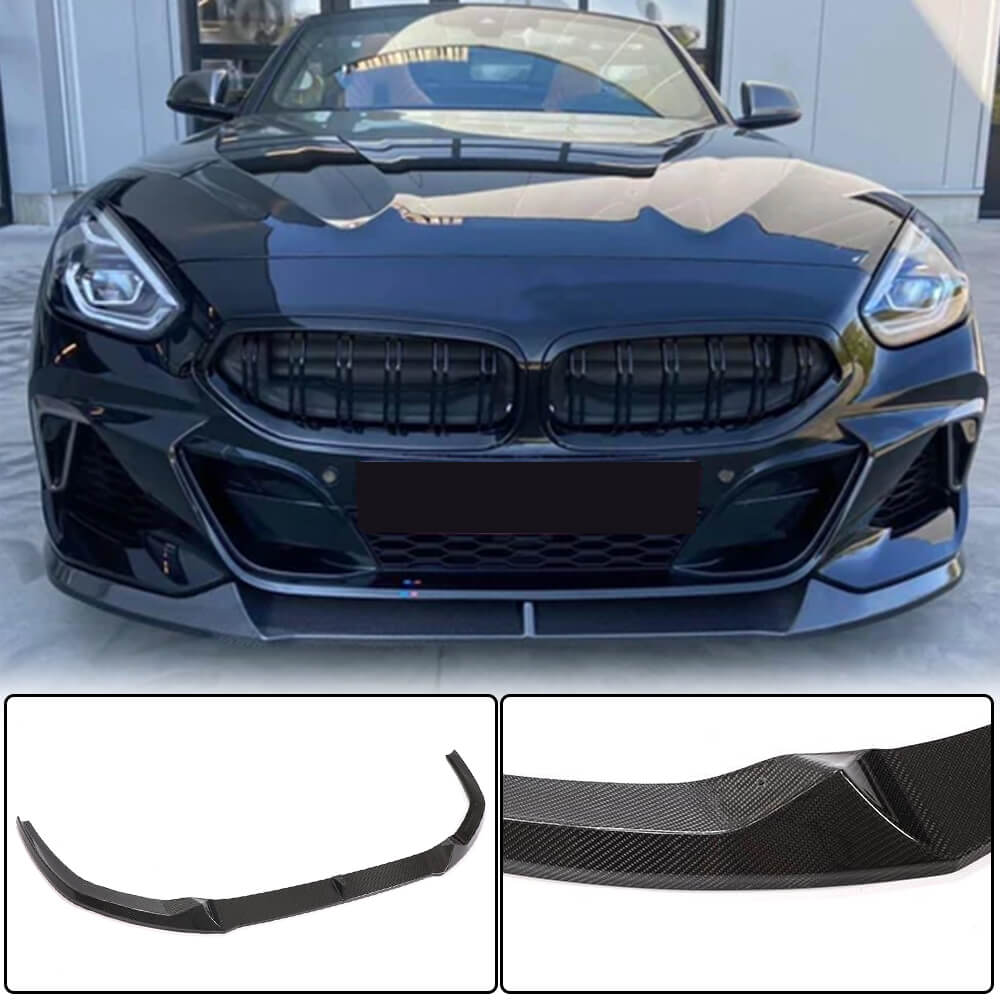 BMW Z4 G29 M40i Carbon Fiber Front Bumper Lip Spoiler | Exterior Mods
