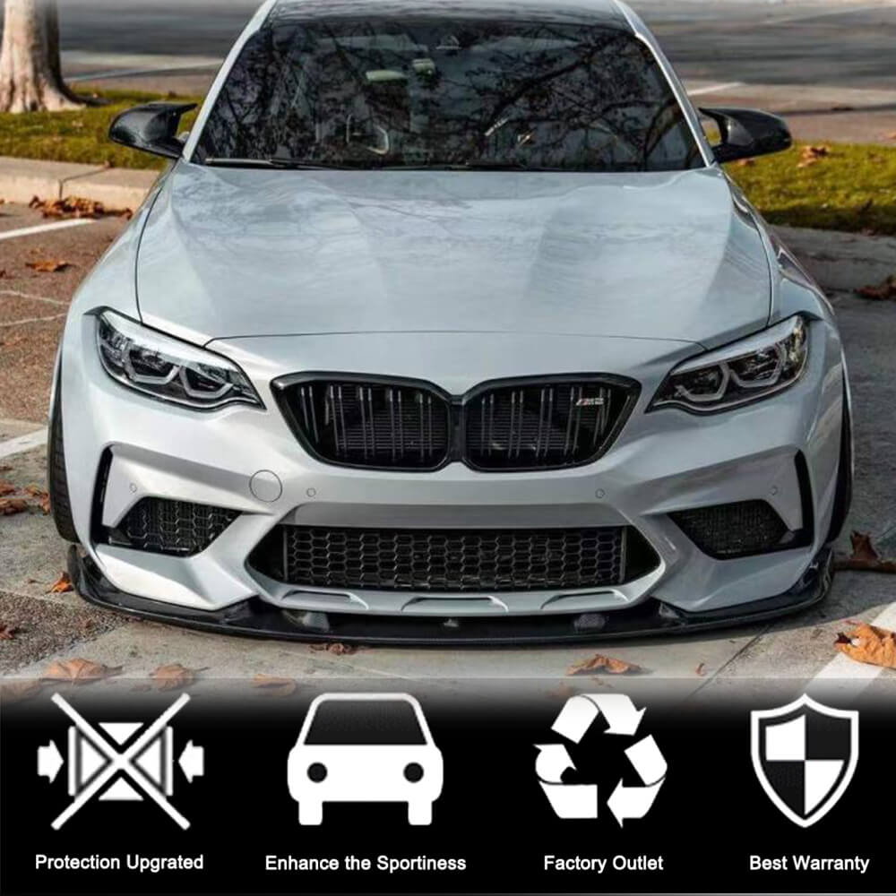 BMW F87 M2 Competition Carbon Fiber Lip Spoiler