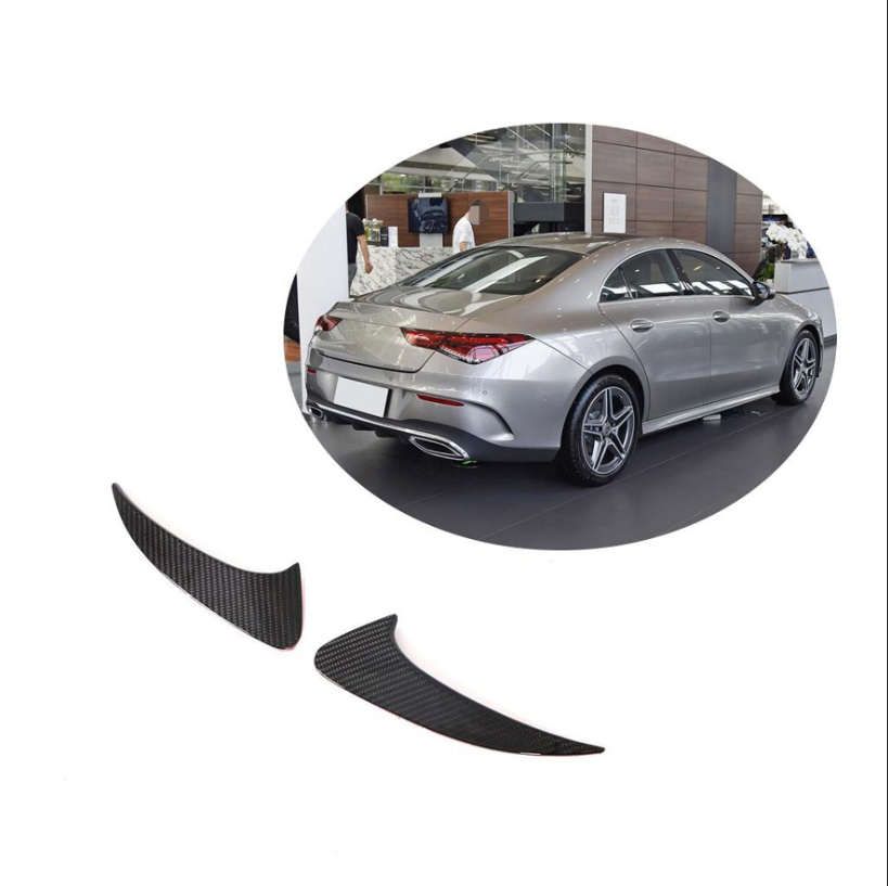 Mercedes Benz W118 CLA200 CLA250 Carbon Fiber Rear Bumper Air Vent Fins ...