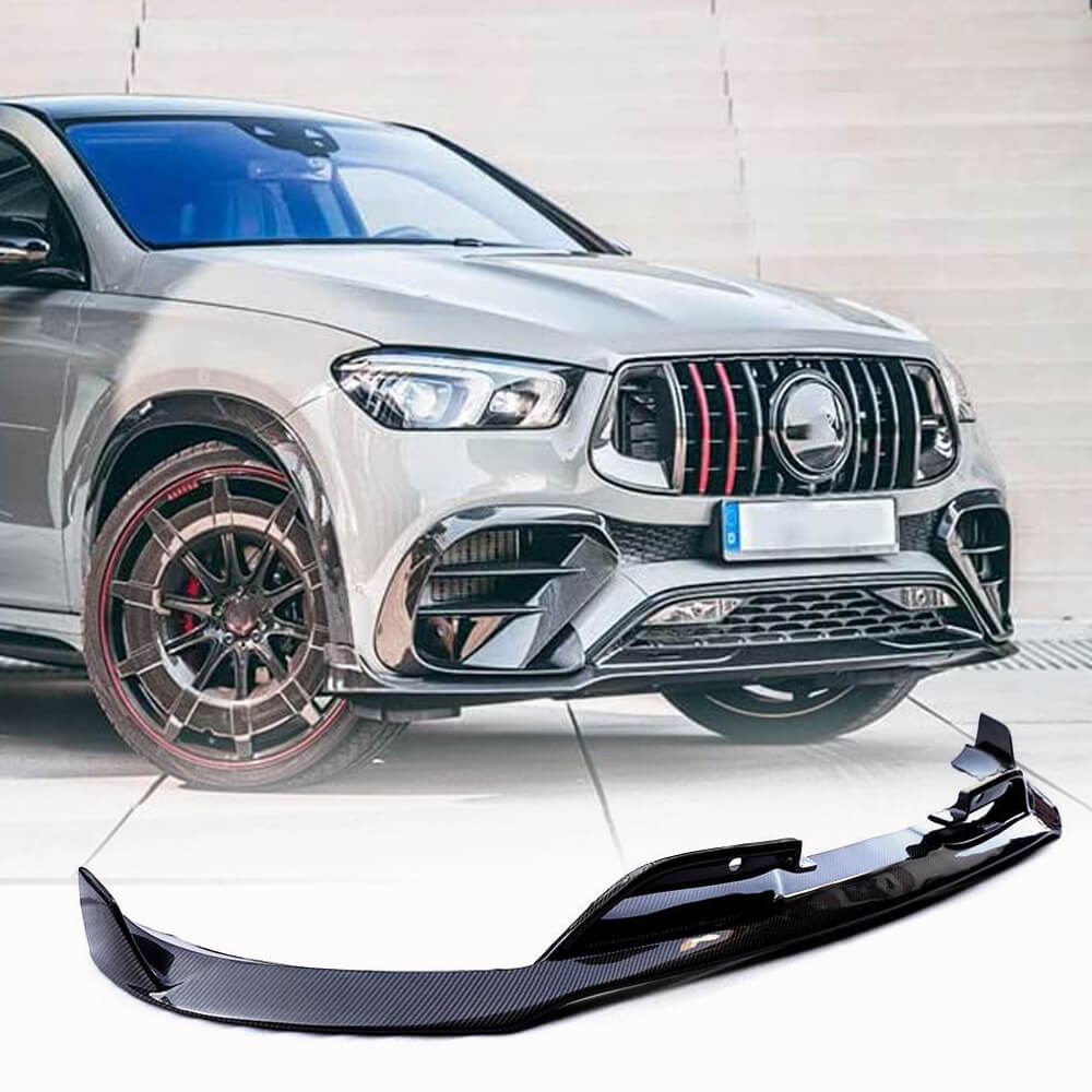 Mercedes Benz W167 GLE53 GLE450 Carbon Fiber Front Lip Spoiler Body kit