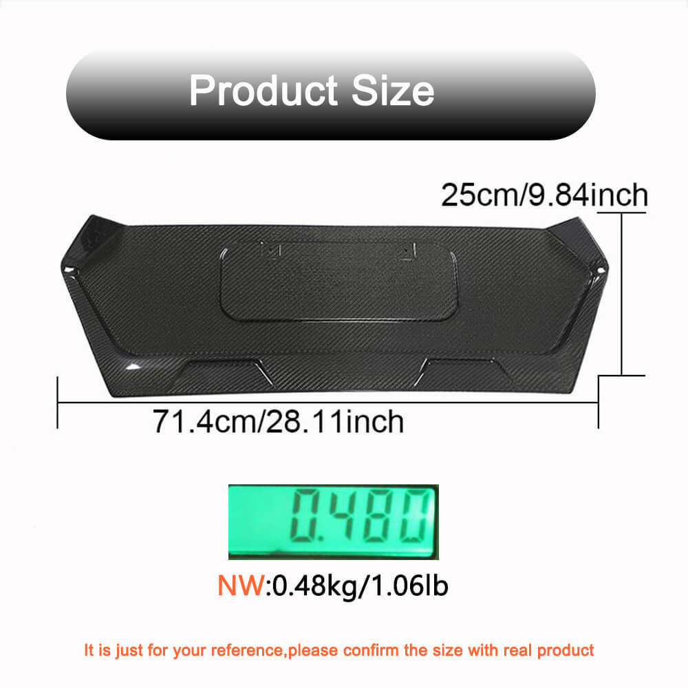 Chevrolet Corvette C8 Dry Carbon Fiber License Plate Frame Cover ...